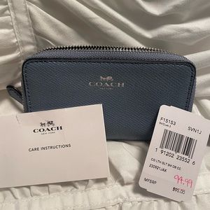 Coach | Bags | Coach Blue Card Casewallet Nwt | Poshmark
